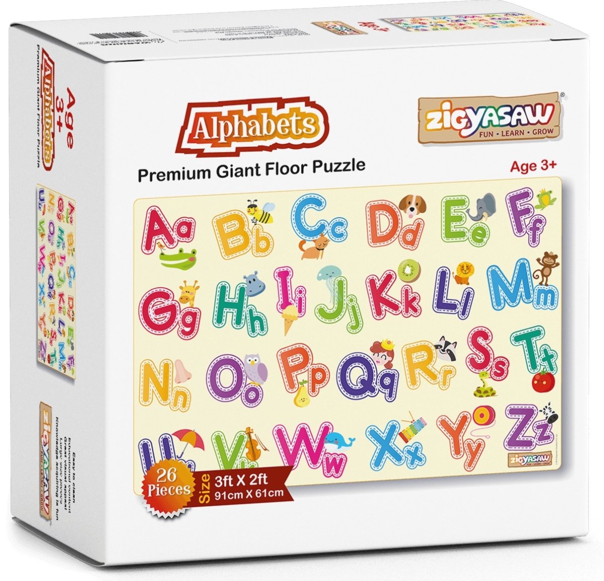 Zigyasaw English Alphabet premium giant floor puzzle game